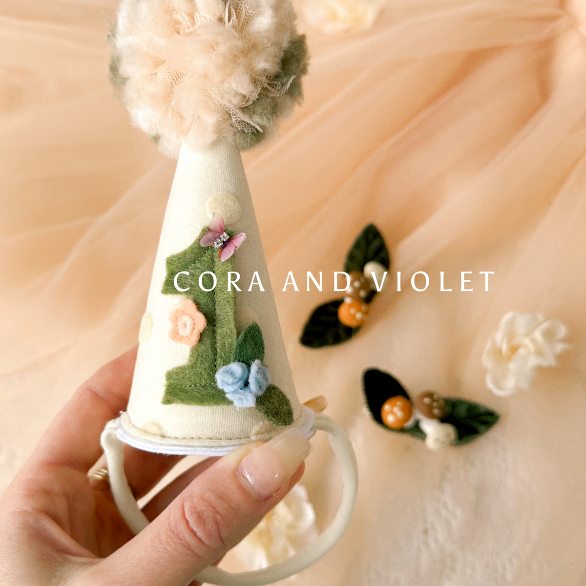Fern party hat – Cora and Violet