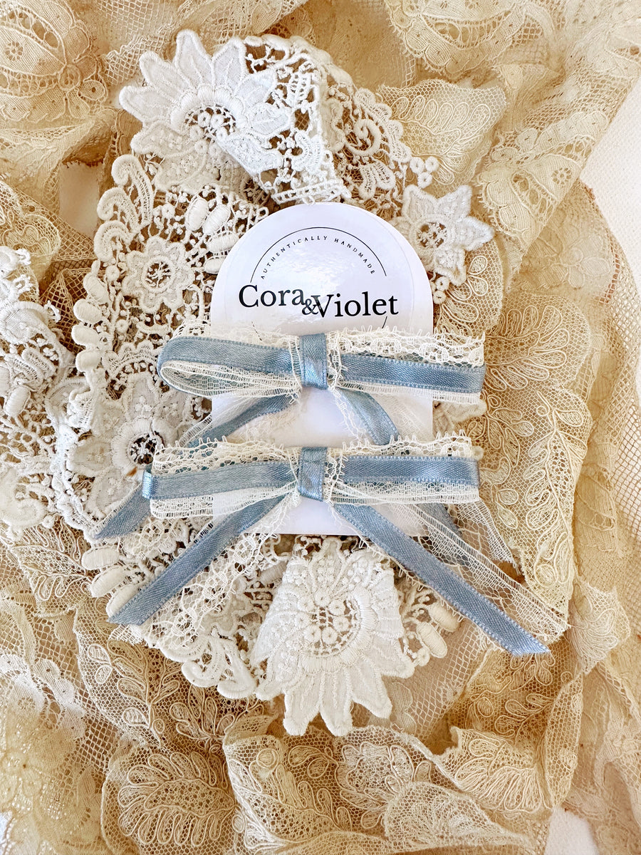 Coco lace bows – Cora and Violet